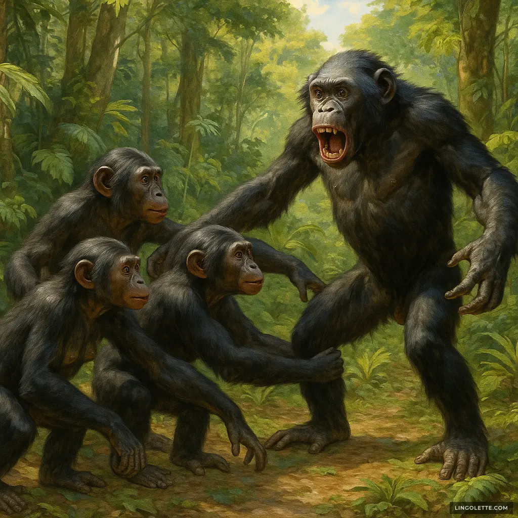 Bonobos hembras usan trabajo en equipo contra machos