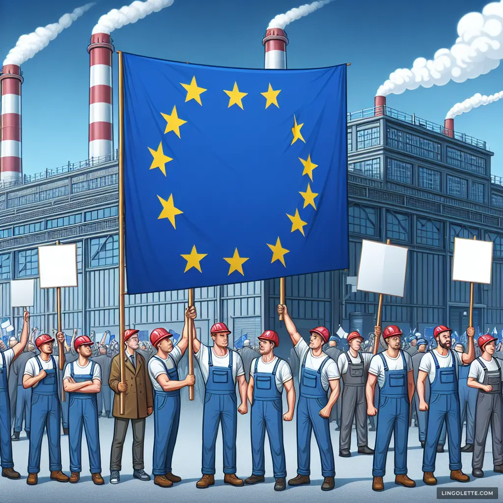 European workers come together against US Vice… | Lingolette